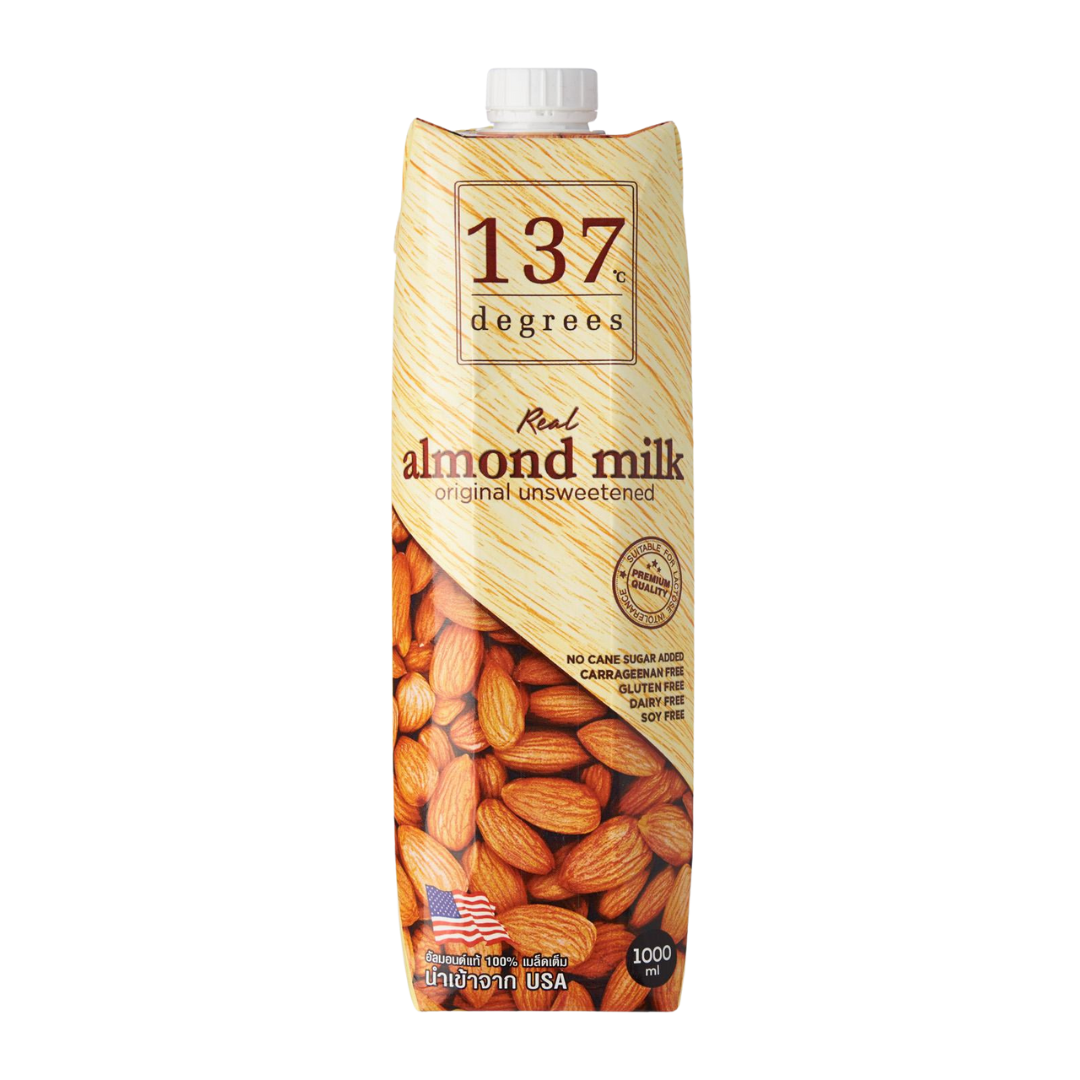 137 Degrees Almond Milk Unsweetened 1L – Goodsome Supplies